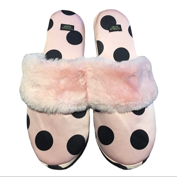 Victoria's Secret | Shoes | Victorias Secret Pink Signature Satin ...